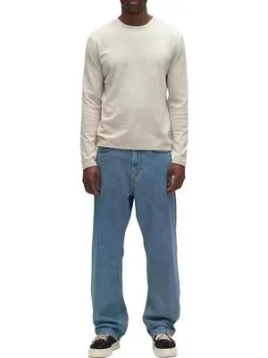 GABBA Crew Neck Long Sleeve Sweater - Neutrals