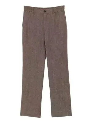 Incotex Elasticated Waistband Trousers - Brown