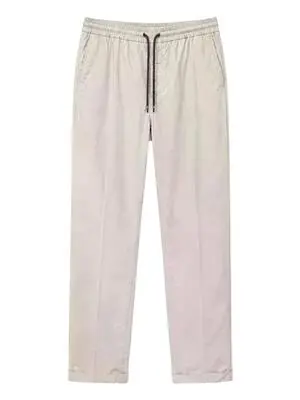 MASON'S Mason's Drawstring Waistband Pressed Crease Trousers