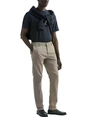 REPLAY Logo Plaque Slim-fit Jeans - Neutrals