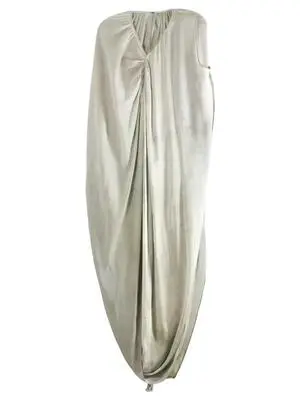 UMA WANG Gathered Sleeveless Dress - Neutrals