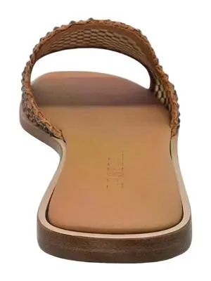 LE SILLA Gilda Crystal-embellished Mesh Sandals - Brown