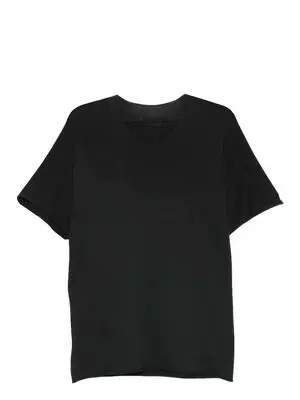 LABEL UNDER CONSTRUCTION Cotton Sweater With Short Sleeves - Black