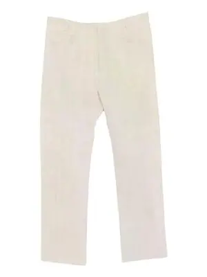 LABEL UNDER CONSTRUCTION Linen Chino Trousers - Neutrals