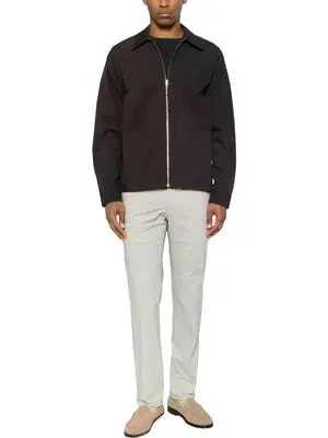 Incotex Light Gray Belt Loops Trousers - Grey