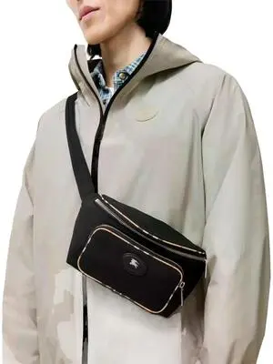 Burberry Check Trim Belt Bag - Black