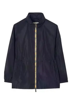 Burberry Checker-tape Nylon Short Parka - Blue