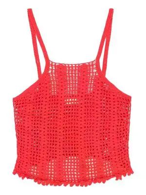 TERRY PUESTO TERRY PUESTO Crochet Knit Shell