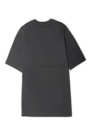 MAISON MARGIELA Slogan Print Mini Dress - Grey