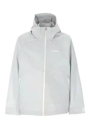 SLAM Slang Logo-print Hooded Jacket - Grey