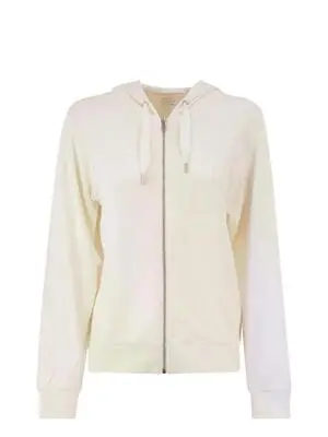 Majestic Filatures Zip-up Raglan-sleeve Hoodie - Neutrals