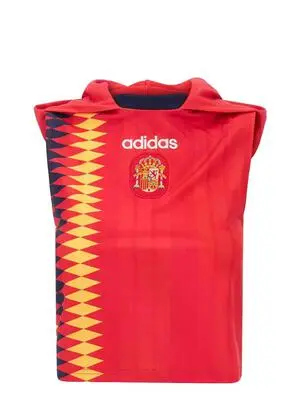 Adidas Spain Bb Jsy Hooded Top - Red