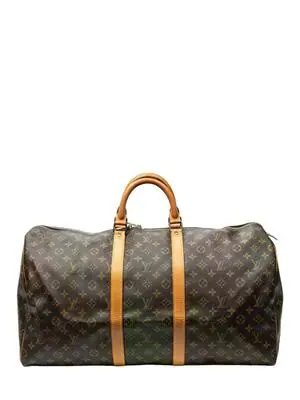 LOUIS VUITTON Keepall 55 Travel Bag - Brown