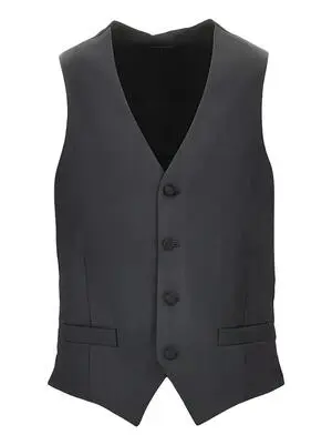 LUIGI BIANCHI Single-breasted Waistcoat - Grey