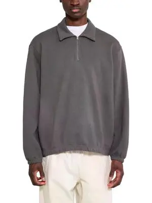 LADY WHITE CO. Quarter-zip Topper Sweatshirt - Grey