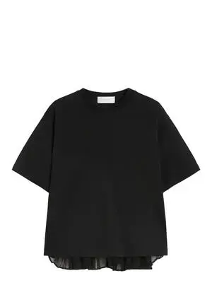 Sportmax Cotton T-shirt - Black