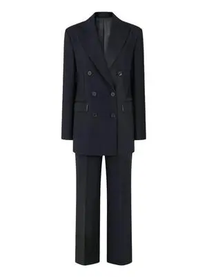 ROOM76 Oslo Double-breasted Peak-lapel Suit - Blue