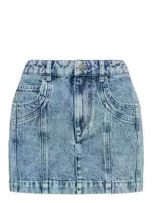 Isabel Marant Étoile Juana Panelled Mini Skirt - Blue