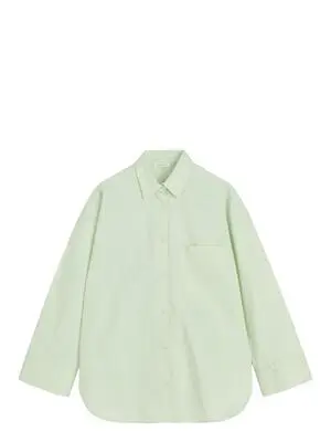 BY MALENE BIRGER By Malene Birger Organic Cotton Button-Up Shirt Seacrest