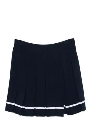 Iceberg Pleated Midi Skirt - Blue