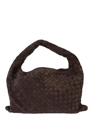 BOTTEGA VENETA Bottega Veneta Small Hobo Bag In Suede With Intrecciato Weave