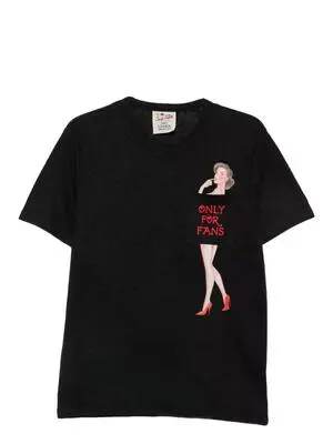 MC2 SAINT BARTH Ecstasea Print-detail Chest-pocket T-shirt - Black