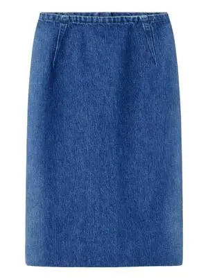 Versace High-waist Pencil Skirt - Blue