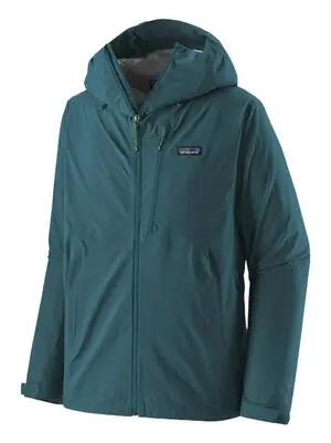 Patagonia Hooded Waterproof Jacket - Tidal Blue