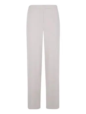 P.a.r.o.s.h High-waisted Elasticated Trousers - Butter