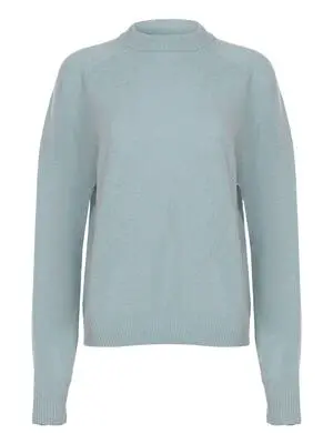 ALYSI Long Sleeve Crewneck Jumper - Gray