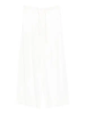 Soeur Drawstring Wide-leg Pants - White