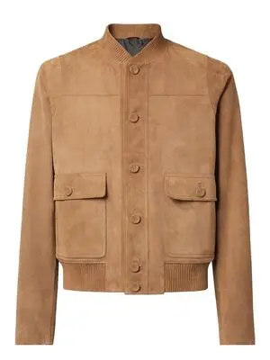 Fendi Suede Blouson - Brown