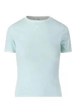 COURREGES Logo T-shirt - Blue