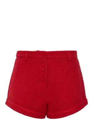 POSSE Posse Tailored Button-Detail Shorts