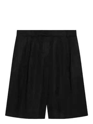 THE FRANKIE SHOP Oversized Bermuda Shorts - Black