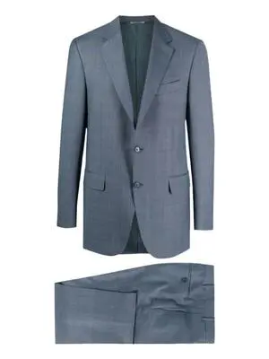 Canali Single-breasted Two-piece Suit - Blue
