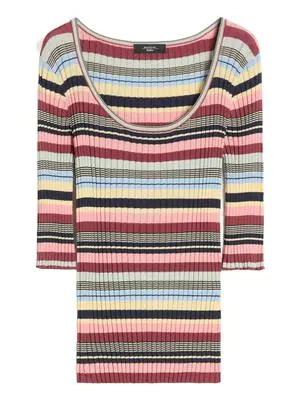 Max Mara Weekend Max Mara Striped Ribbed Knit Jumper Multicolor