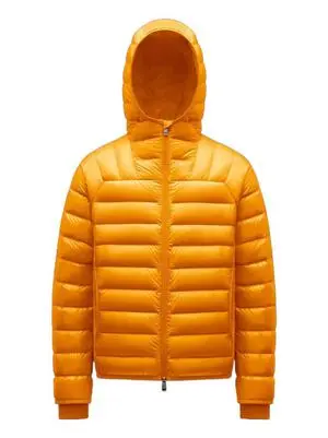 Moncler Hooded Padded Down Jacket - Orange