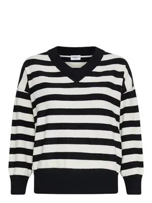 MARELLA Marella Striped V-Neck Sweater