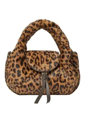 Fendi Spy Mini Cavallino Calfskin Bag - Brown