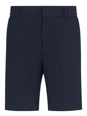 Emporio Armani Logo Appliqué Shorts - Navy