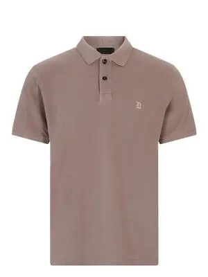 DONDUP Logo-embroidered Piqué Polo Shirt - Gray