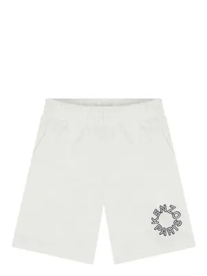 Kenzo Logo Shorts - White