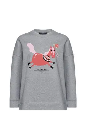 MAX MARA Weekend Max Mara Long Sleeve Printed Sweatshirt