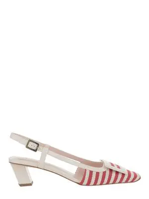ROGER VIVIER Belle Vivier Slingback Pumps - White
