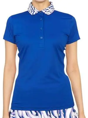 J. Lindeberg Tilda Polo Shirt - Blue