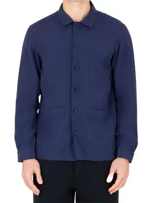 TOM FORD Long Sleeve Shirt - Navy Blue