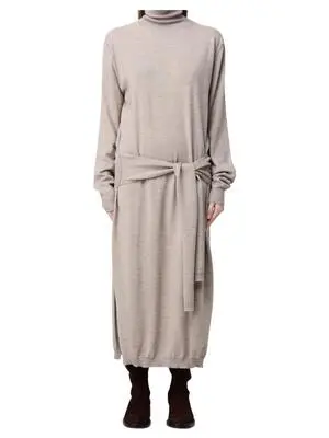 LEMAIRE Lemaire Long-Sleeved Dress With Waist Tie