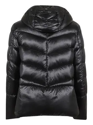 Herno Zip-up Down Jacket - Black