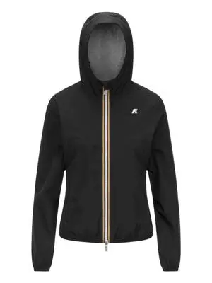 K-WAY K-Way Cropped Hooded Jacket